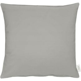 Apelt Dekokissen &raquo;4362 Rips Uni&laquo; Wasser- und Schmutzabweisend grau Obermaterial: 60% Polyester, 40% Baumwolle B/L: 49cm x 49cm, 1 Stk.