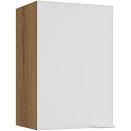 H&auml;ngeschrank &raquo;H&auml;ngeschrank EDEN Breite 40&laquo; 1 Stk. tlg. H&auml;ngeschrank EDEN Breite 40 wei&szlig; Holzwerkstoff Eiche Helvezia Nachbildung, B/H/T: 40cm x 60cm x