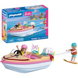 Konstruktions-Spielset &raquo;Playmobil x Barbie Abenteuerboot (72122), Barbie &laquo; Made in Europe bunt Einheitsgr&ouml;&szlig;e Konstruktions-Spielset