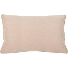 done. Dekokissen &raquo;Joy&laquo; unifarben, Rei&szlig;verschluss, Kissenh&uuml;le ohne F&uuml;llung, 1 St&uuml;ck beige Polyester B/L: 40cm x 60cm, 1 Stk.