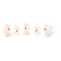 Konstsmide LED-Lichterkette &raquo;Eichh&ouml;rnchen, Weihnachtsdeko aussen&laquo; mit 40 warmweissen Dioden wei&szlig; Gesamtl&auml;nge 9m