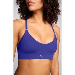 Puma Damen Puma Sport-Bustier &raquo;Puma WOMEN 3D KNIT SPORT TRIANGLE TOP 1P&laquo; wendbare und verstellbare Tr&auml;ger f&uuml;r einen personalisierten Look blau XL, N-
