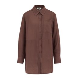 WE Fashion Bluse Damen Gr&ouml;&szlig;e L braun