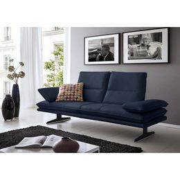 W.Schillig 2-Sitzer &raquo;broadway, Designsofa mit tollem Sitzkomfort, Breite 216cm&laquo; Sitztiefenverstellung, Kopfteil- & Seitenteilverstellung, Breite 216cm