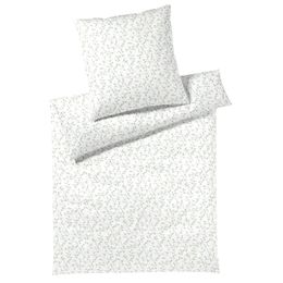 Elegante Bettw&auml;sche &raquo;Enchante&laquo; 2 Stk. angenehmes Hautgef&uuml;hl gr&uuml;n Jersey, Obermaterial: 100% Baumwolle B/L: 135cm x 200cm, 1 Stk., 1 Stk., Jersey, B/L: 80cm x 