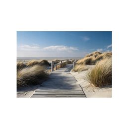 WALLARENA Fototapete Strand in Beige | Gr.: 150 x 105 cm