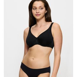 Triumph Damen Minimizer-BH "Comfort Minimizer", Gr. 75, schwarz, Microtouch, Obermaterial: 71% Polyester, 18% Polyamid, 11% Elasthan (LYCRA), leicht
