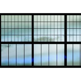 Livingwalls living walls Fototapete &raquo;Walls by Patel Sky 3&laquo; glatt Vlies, Wand, Schr&auml;ge blau Vlies B/L: 4m x 2,7m