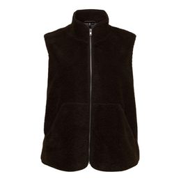 V&eacute;ro Moda Vero Moda Teddyfell Weste in Chocolate Torte | Gr.: 48