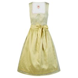 Spieth & Wensky SPIETH & WENSKY Damen Dirndl "Hendrika", gr&uuml;n, festlich, Gr. 38, gebl&uuml;mt, Obermaterial: 100% Polyester PES. Futter: 95% Polyester PES. 5% Baumwolle