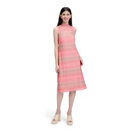 Cartoon Damen Midikleid "Damen mit Stehkragen", rosa, Gr. 46, Obermaterial: 95% Polyester, 5% Polyester. Futter: 95% Viskose, 5% Elasthan, Kleider,