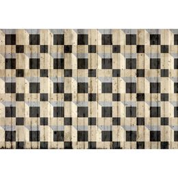 ARCHITECTS PAPER Fototapete &raquo;Atelier 47 Squares 3D 3&laquo; 3D-Optik glatt Vlies, Wand, Schr&auml;ge, Decke bunt Vlies B/L: 4m x 2,7m