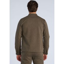 LINDBERGH Herren Outdoorhemd "Hemdjacke Slim Fit"dk stone mix, Gr. S, Obermaterial: 75% Polyester, 22% Viskose, 3% Elasthan. Futter: 95% Polyester,