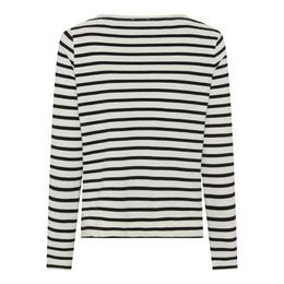 Marc O'Polo MARC O'POLO Damen Langarmshirtmulti, Gr. L, geringelt, Jersey, Obermaterial: 100% Baumwolle, Shirts
