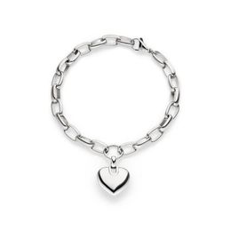 s.Oliver Damen s.Oliver Armband &raquo;Chunky Heart, Herz&laquo; 20cm, Edelstahl