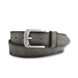 Bernd G&ouml;tz BERND G&Ouml;TZ Herren Lederg&uuml;rtel "Lederg&uuml;rtel im Jeansstyle in vielen topaktuellen Farben", grau, Gr. 100, Rindsleder, G&uuml;rtel