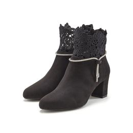 Lascana Stiefelette in schwarz | Gr.: 40