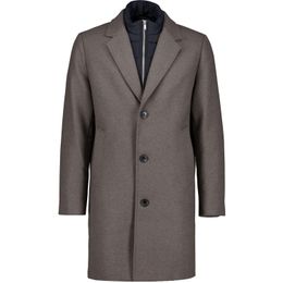 Junk De Luxe Herren Kurzmantel "Mantel Relaxed Fit", braun, Gr. S, Obermaterial: 55% Polyester, 40% Wolle, 5% sonstige Fasern. Futter: 100%