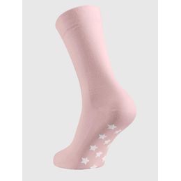 w&auml;schepur W&Auml;SCHEPUR Damen Socken, Gr. 2, rosa, 78% Baumwolle, 20% Polyamid, 2% Elasthan, Socken