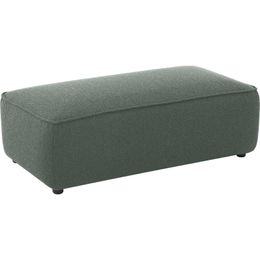 W.Schillig Hocker &raquo;around-the-block&laquo; mit eleganter Biese gr&uuml;n ROHLEDER Jacquard-Flachgewebe Q2 O10 (60% Polyacryl, 40% Polyester) B/H/T: 120cm x 39cm 