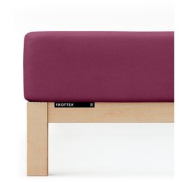 Schlafgut Bettlaken &raquo;Frottex Spannbettlaken&laquo; MADE IN GREEN by OEKO-TEX lila Frottee, Obermaterial: 75% Baumwolle, 25% Polyester B/L: 200cm, 1 Stk., Frottee, 180