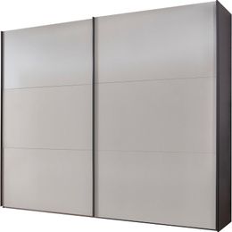Wiemann Schwebet&uuml;renschrank &raquo;Korfu&laquo; hochwertige Beschl&auml;ge grau B/H/T: 246,9cm x 217cm x 67cm, T&uuml;ren: 2 Stk.
