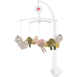 babyFEHN Mobile &raquo;Lazy, Crazy & Pink, Musik-Mobile&laquo; mit mechanischem Spielwerk bunt Einheitsgr&ouml;&szlig;e Mobile