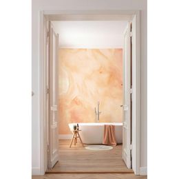 Komar Fototapete &raquo; Vlies Fototapete - Candy Peach - Gr&ouml;&szlig;e 400 x 250 cm&laquo; bedruckt glatt lila Vlies B/L: x 2,5m, Rollen: 1