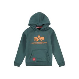 Alpha Industries Sweatshirt Jungen Gr&ouml;&szlig;e 152 dunkelgr&uuml;n / orange