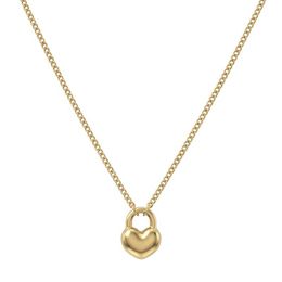 Amor Damen Kette mit Anh&auml;nger &raquo;Herz-Motiv&laquo; Edelstahl, L: 45 B: 1,4mm