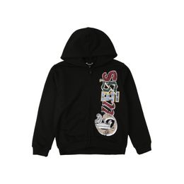 Guess Sweatjacke Jungen Gr&ouml;&szlig;e 152 hellblau / gelb / schwarz / wei&szlig;