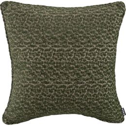 HOCK Dekokissen &raquo;Sheffo&laquo; Strukturstoff, Kissenh&uuml;lle mit F&uuml;llung, 1 St&uuml;ck gr&uuml;n Baumwolle, Polyester B/L: 50cm x 50cm, 1 Stk.