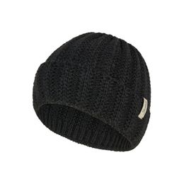 Sterntaler Strickm&uuml;tze Rippenstrick in schwarz | Gr.: 55 cm