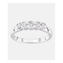 Vanlere Eternity-Ring aus 375 Wei&szlig;gold mit Zirkonia | Gr.: 55