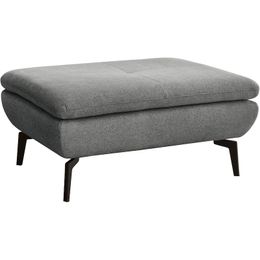 Die PlanBar Hocker &raquo;MP-IN23002&laquo; 1 Stk. tlg. hochwertige Kaltschaumpolsterung, stylische Metallf&uuml;&szlig;e grau 100% Recyceltes Polyester B/H/T: 93cm x 44cm x