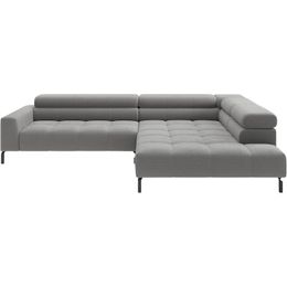 Home Affaire Ecksofa &raquo;Claya, 311 cm breit, L-Form, inkl. Kopfteilverstellung&laquo; wahlweise elektrischer Sitzvorzug 95% Polyester, 5% Nylon B/H/T: 311cm x