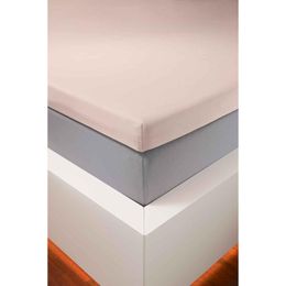 bellana Spannbettlaken &raquo;bellana deluxe f&uuml;r Topper, mit Elasthan, Premium Jersey 230 g/m&sup2;&laquo; mit 5% Elasthan, f&uuml;r Topper mit 4-10cm H&ouml;he, b&uuml;gelfrei, 