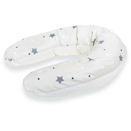 Tr&auml;umeland Stillkissen &raquo;Stillkissen DESIGN 5 - graue Sterne&laquo; grau B/H/L: 16cm x 10cm x 190cm Stillkissen