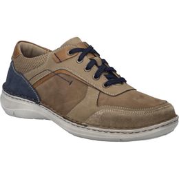 Josef Seibel Herren Schn&uuml;rschuh "New Anvers 10, brasil-multi", Gr. 43, braun, Obermaterial: 100% Rindsleder Leather cow., Schuhe