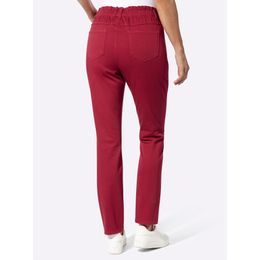 Classic Basics Damen Bequeme Jeans, rot, Gr. 50, unifarben, 97% Baumwolle, 3% Elasthan, Jeans