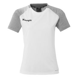 Kempa Damen T-Shirt "Shirt Ambition 28 Women", wei&szlig;, Gr. XXL, Obermaterial: 100% Polyester Pol. recyc.., Shirts