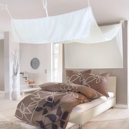 Kutti Bettvorhang &raquo;Roma Betthimmel&laquo; Bindeb&auml;nder 1 Stk. tlg. romantischer Stoffhimmel f&uuml;r ein gem&uuml;tliches Schlafzimmer Baumwolle, Polyester 440cm, 