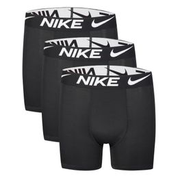 Nike Sportswear Jungen Boxershorts "f&uuml;r Kinder", schwarz, Gr. L, unifarben, Jersey, Obermaterial: 92% Polyester, 8% Elasthan, Unterhosen, mit