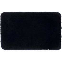G&ouml;zze Badematte &raquo;&raquo;DELUXE&laquo;&laquo; rutschhemmend beschichtet fu&szlig;bodenheizungsgeeignet mit extra hohem Flor grau Polyester rechteckig (70cm x 120cm ), 1 Stk.