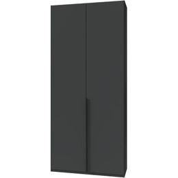 wimex Kleiderschrank &raquo;Mugano,in 5 Breiten,2 H&ouml;hen,2 Tiefen, viele Farben, Made in Germany&laquo; in Basic oder Premium Ausstattung, mit langen Griffen aus Metall,