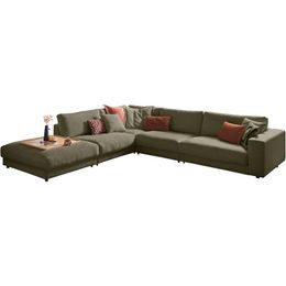 3C Candy Ecksofa &raquo;Enisa II, bequem und komfortabel, gro&szlig;es Familiensofa, L-Form&laquo; incl. 3 Flatterkissen, wahlweise mit Flecken-Schutz-Bezug Easy care 