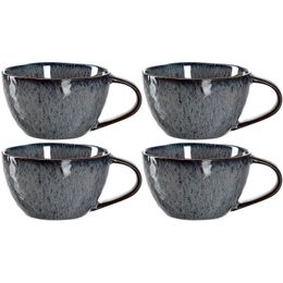 Leonardo Tasse &raquo;MATERA&laquo; 290 ml, 4-teilig grau Keramik &Oslash; 10,39cm x 6cm, 290ml, 4 Stk.