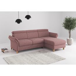 OTTO home Ecksofa &raquo;Glendale, L-Form&laquo; inkl. Kopfteilverstellung, wahlweise mit Vorziehsitz und Bettkasten 100% Polyester B/H/T: 253cm x 84cm x 166cm, 