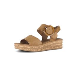 Gabor Plateau Sandaletten in Braun | Gr.: 39