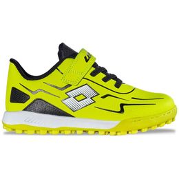 Lotto M&auml;dchen Fu&szlig;ballschuh, Gr. 29, gelb, Synthetik, mehrfarbig, Schuhe, - mit kurzen, abriebfesten Gummistollen